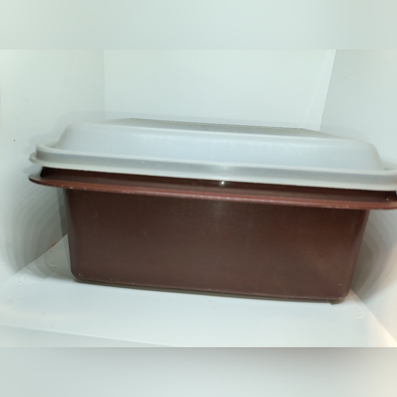 Tupperware | Kitchen | Vintage Brown Tupperware Freeze N Save Ice Cream ...